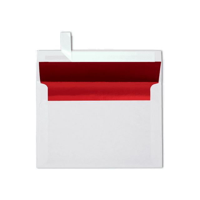 LUXPaper A8 Foil Lined Peel & Press Invitation Envelopes, 5 1/2 x 8 1/8 ...