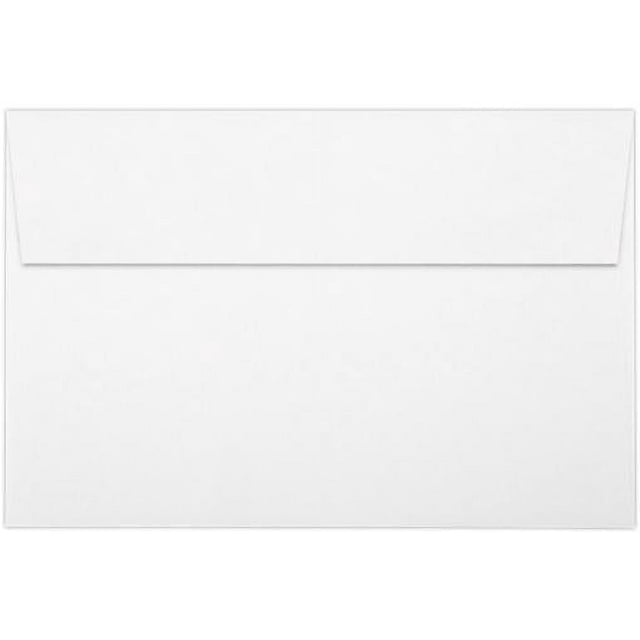 LUXPaper A9 Invitation Envelope, (5 3/4 x 8 3/4), White, 100% Recycled ...