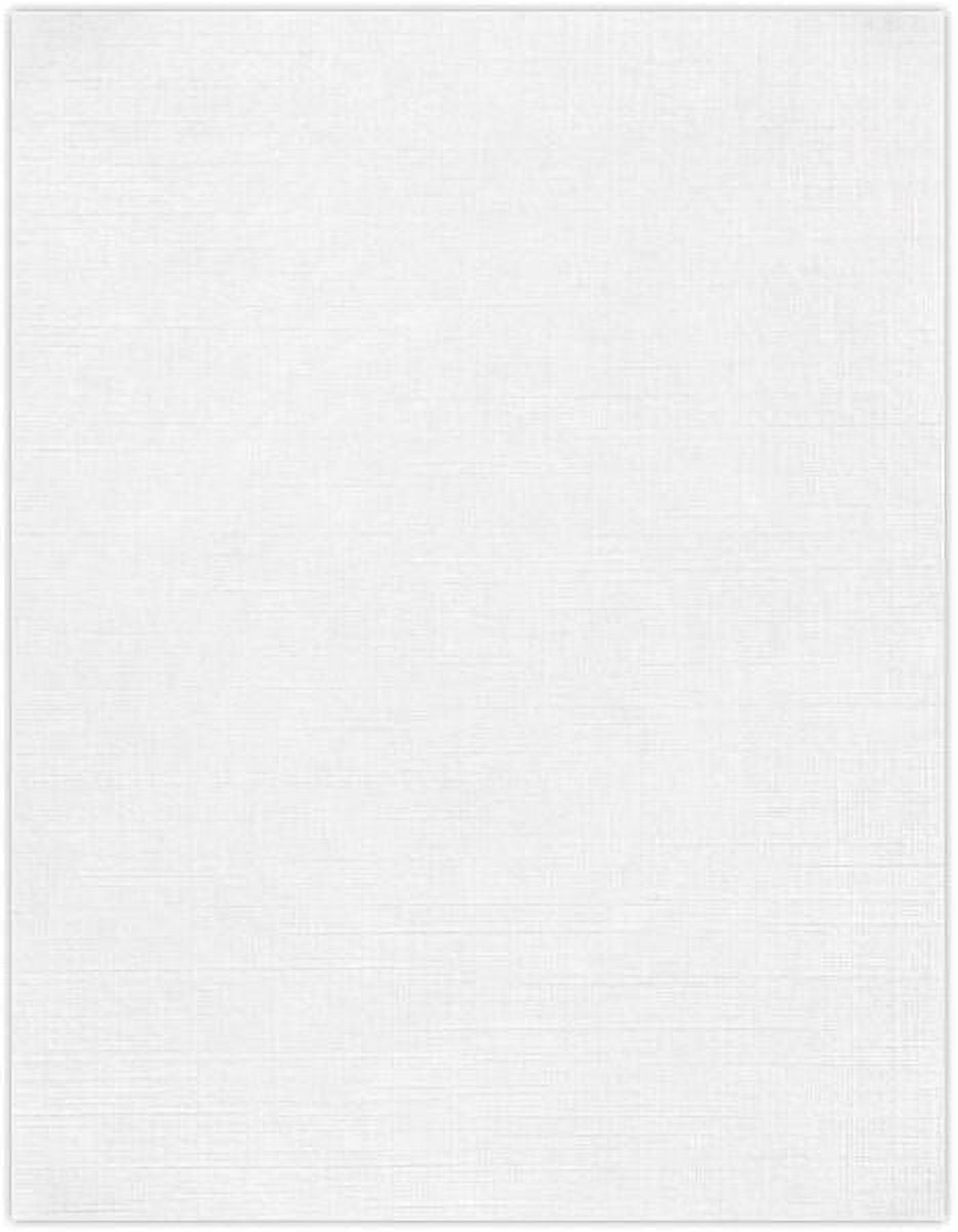 LUXPaper Cardstock, 8.5 x 11, 80lb White Linen, 500/Pack - Walmart.com
