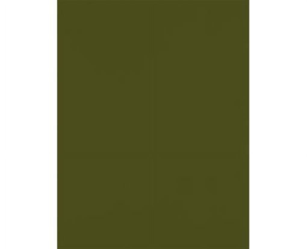 LUXPaper Premium Cardstock, 80lb. Olive, 8 1/2" x 11", 50/Pack ...
