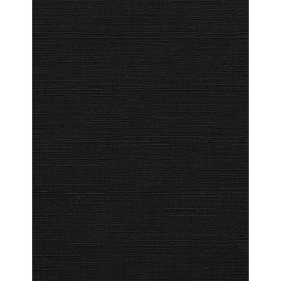 LUXPaper Premium Cardstock Paper, 4 2/16 x 5 7/16, 100lb. Black Linen ...