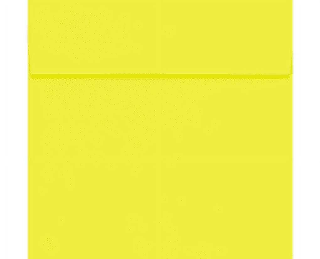 LUXPaper Square Invitation Envelopes, 5 1/2 x 5 1/2, Citrus Green, 50 ...