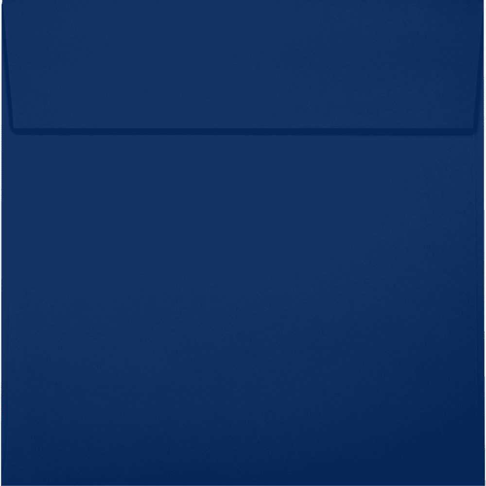 LUXPaper Square Invitation Envelopes, 5 1/4 x 5 1/4, Navy Blue, 50 Pack ...