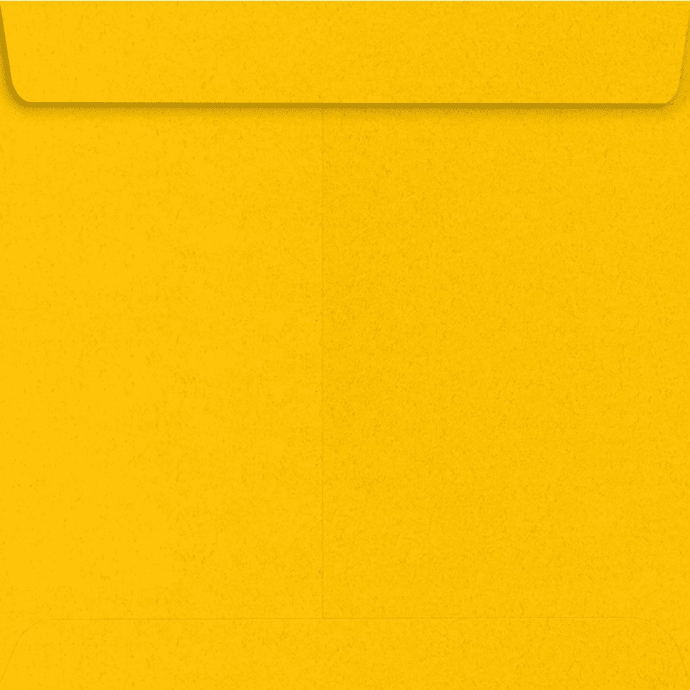 LUXPaper Square Invitation Envelopes, 7 1/2 x 7 1/2, 80 lb. Sunflower ...