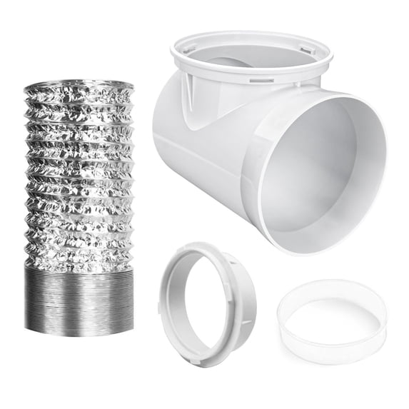 LUXRISEON Dryer Vent Connector Dryer Vent Wall Plate Hose Extension ...