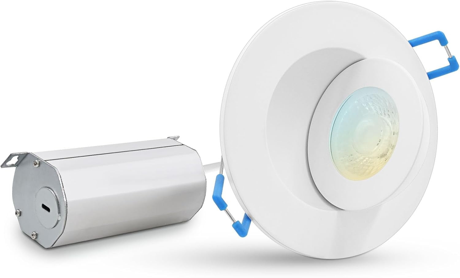 2 Inch Floating Gimbal LED Recessed Lighting with J-Box, CRI90, 5W, 5 ...