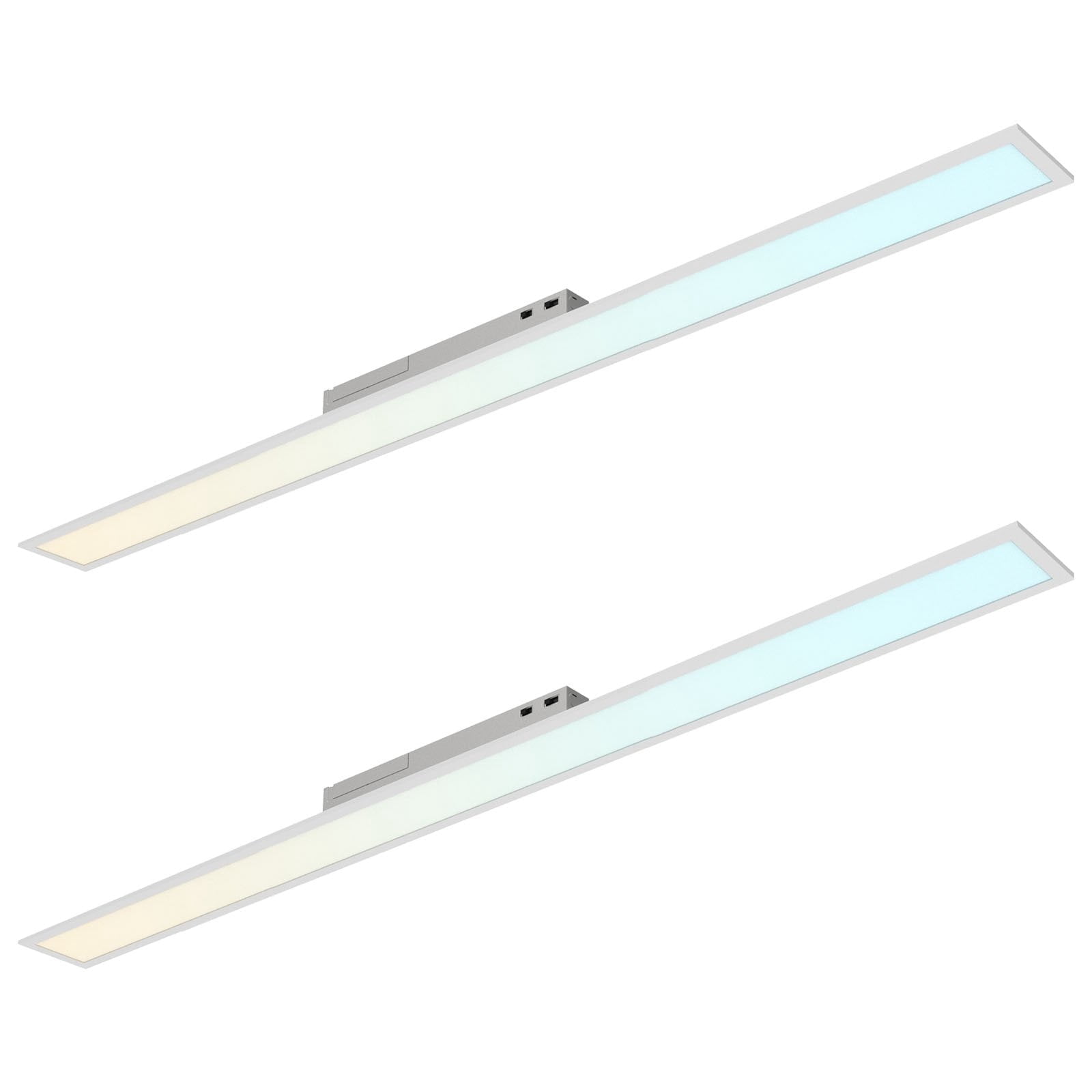 LUXRITE 6x6 FT LED Recessed Panel 40W/50W/60W 4CCT Up to 6600 Lumens ...