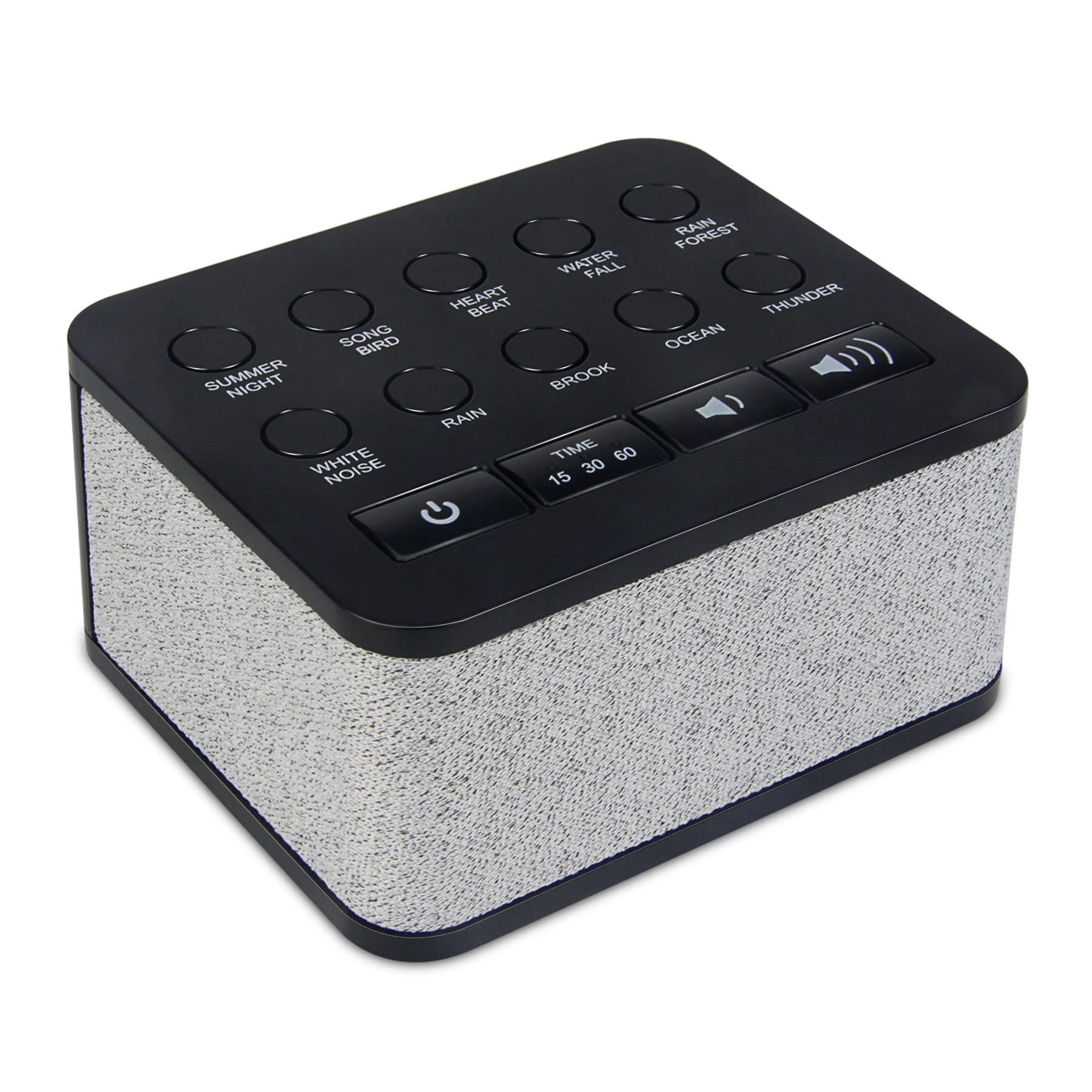 LUXSWAY White Noise Machine, Sleep Sound Machine with 10 Natural ...