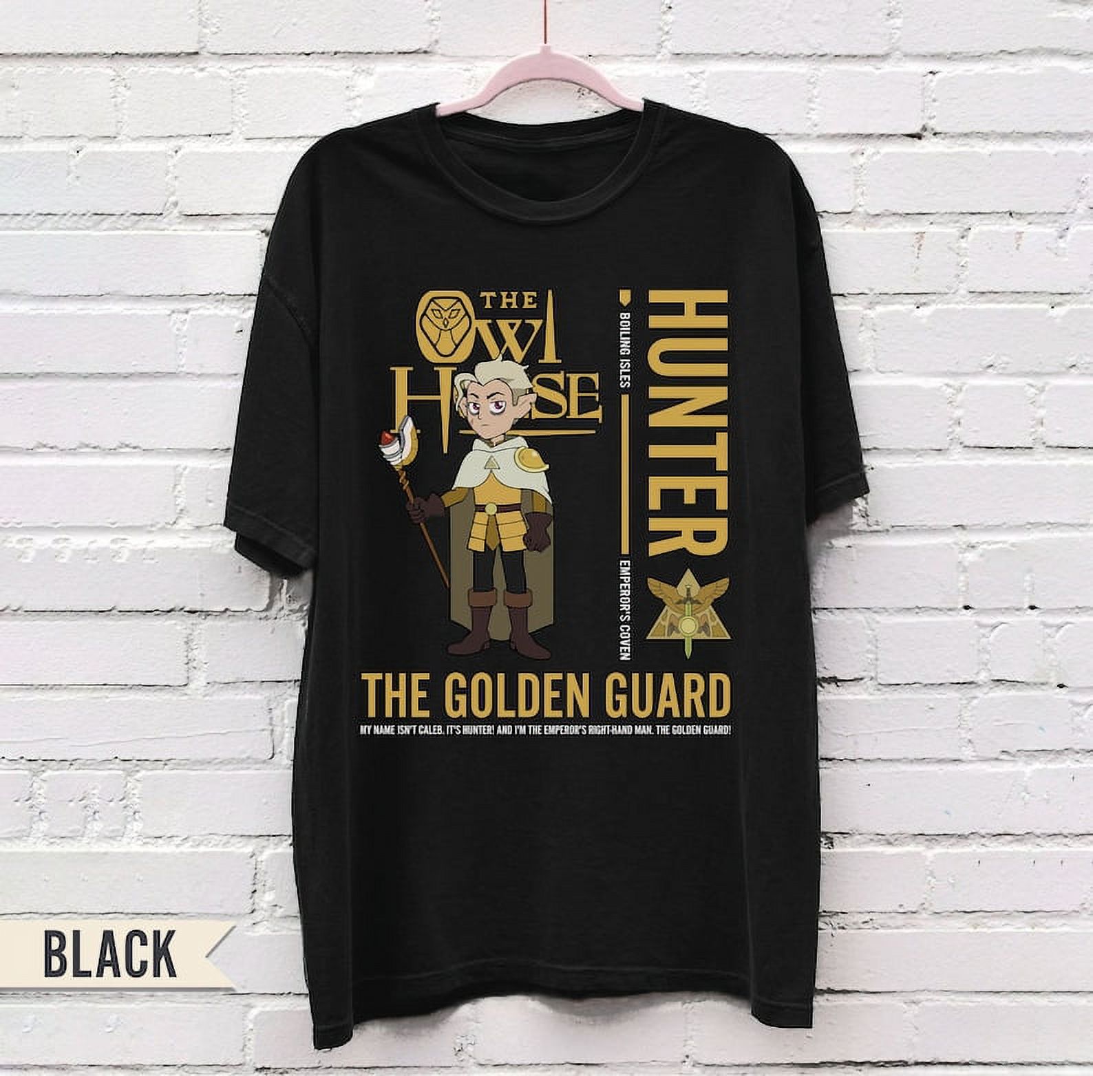 LUXURY UNISEX T-SHIRT, Hunter The Owl House Shirt, Hunter Sad Boy Coven ...