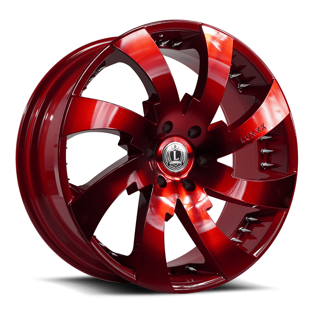 Free Shipping! Luxxx Wheels Alloy Rims LUX12 22X9.5 6X139.7 +25 Neon ...