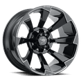 LUXXX HD Alloy Rims LHD16 22X12 8165/170 -44 125 Gloss Black Milled ...