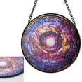 LV Gifts Galaxy Spiral Sun Catcher, Stained Glass Style UV Printed ...
