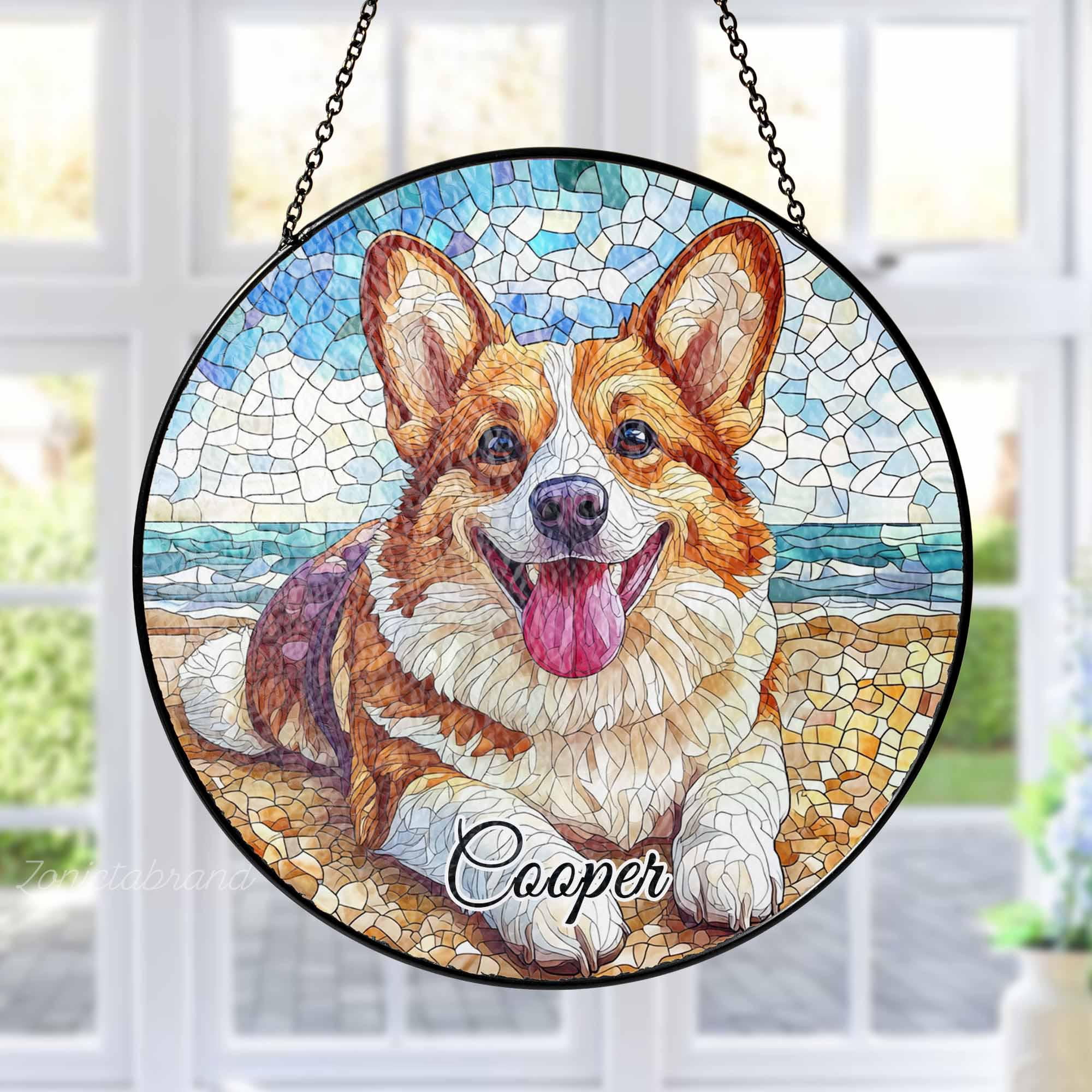 LV Gifts Japanese Temple Glass Suncatcher, Stained Glass Pagoda with ...