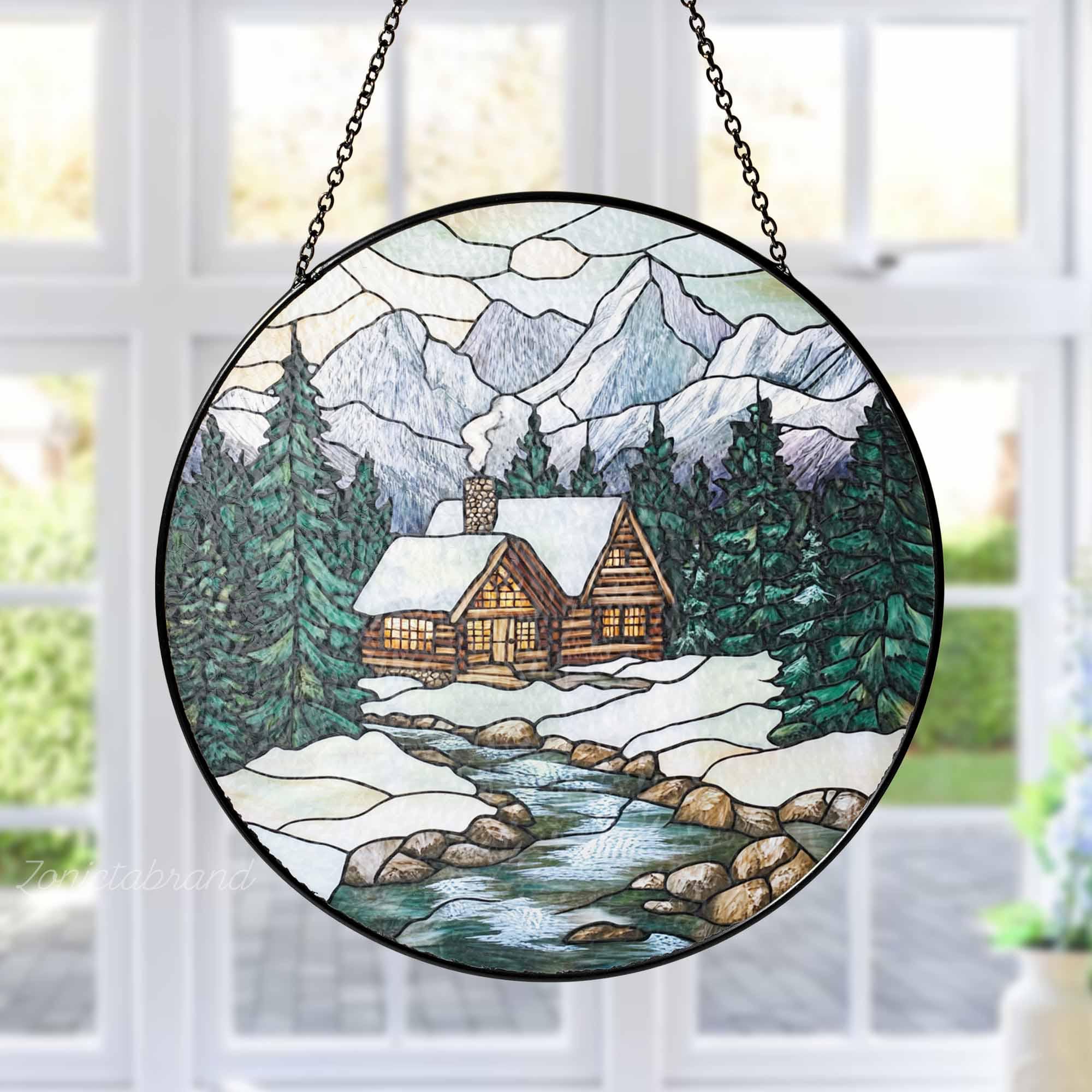 LV Gifts Ramen Bowl Glass Suncatcher, Stained Glass Noodle Soup Window ...