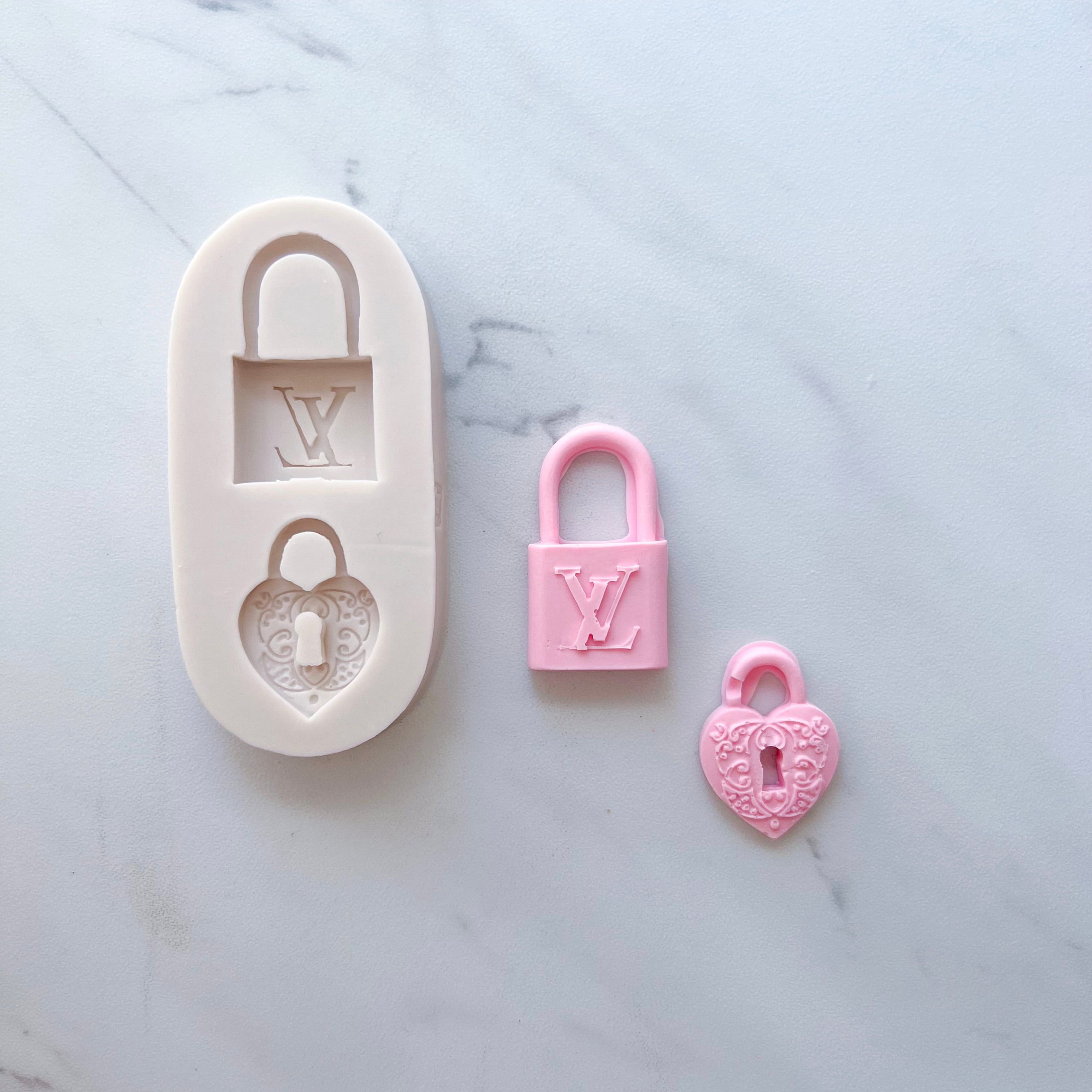LV Lock and Heart Theme Chocolate Mold - Walmart.com