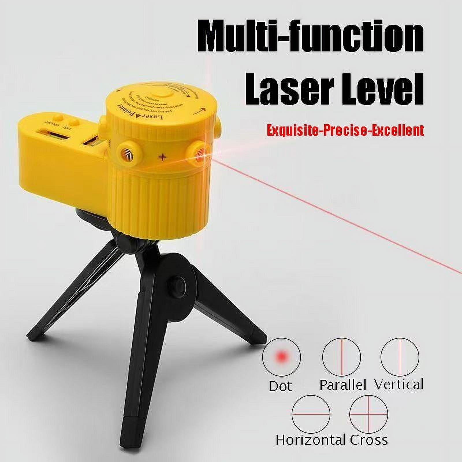 LV06 Pro Laser Level with LED - 360° Horizontal & Vertical Line ...