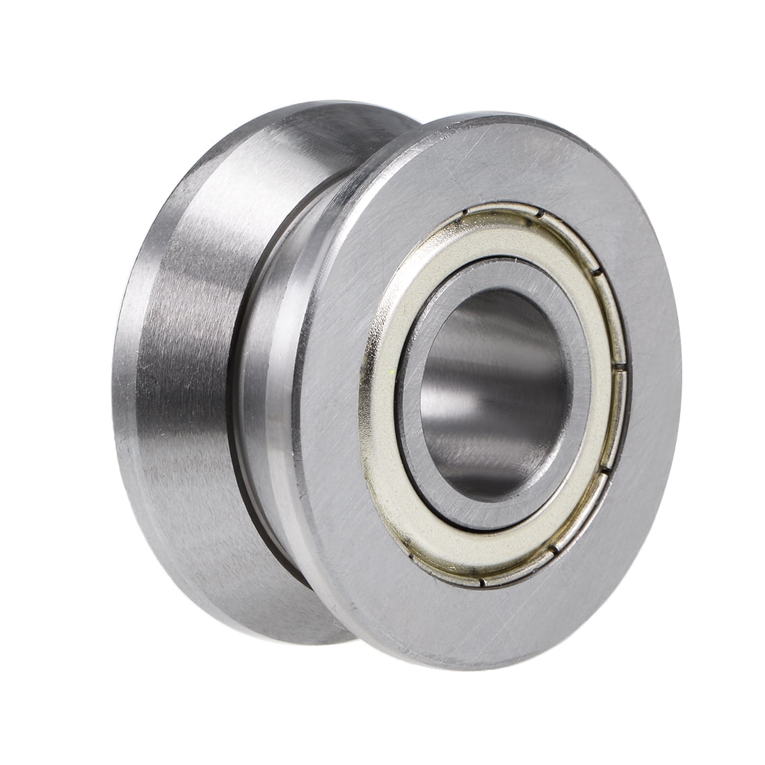 LV202-41ZZ V-Groove Bearing 15x41x20mm Guide Pulley Bearings for 20mm Shaft - Walmart.com