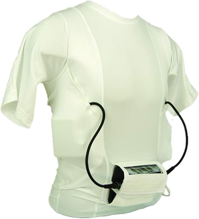 LVAD HeartWare Men’s White Shirt – Comfortable & Functional for LVAD ...