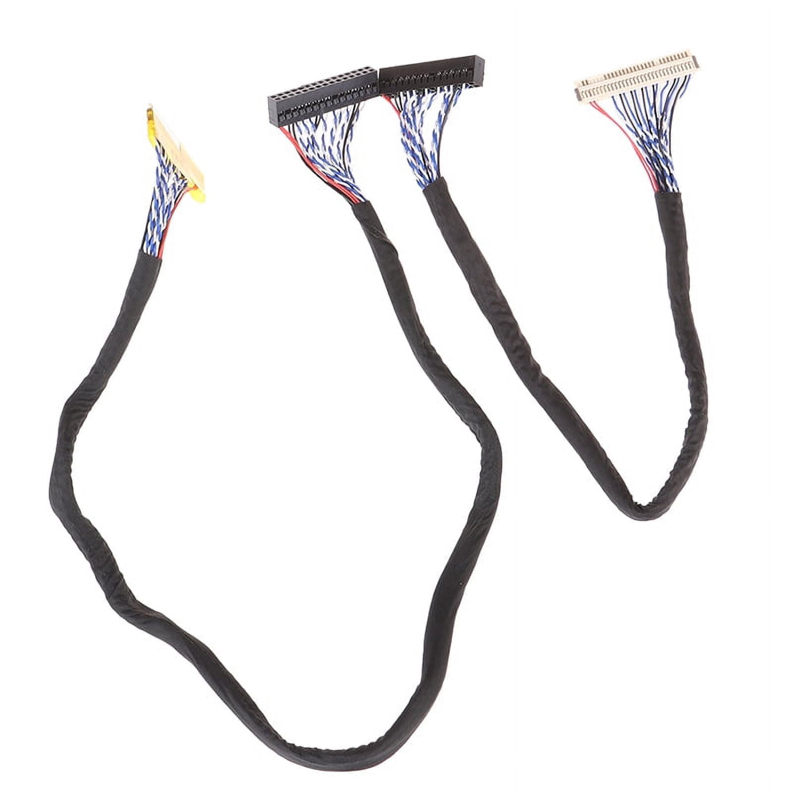 LVDS Cable FIX-30P-S6 30pin double 2 ch 6-bit dual 6bit LCD panel ...