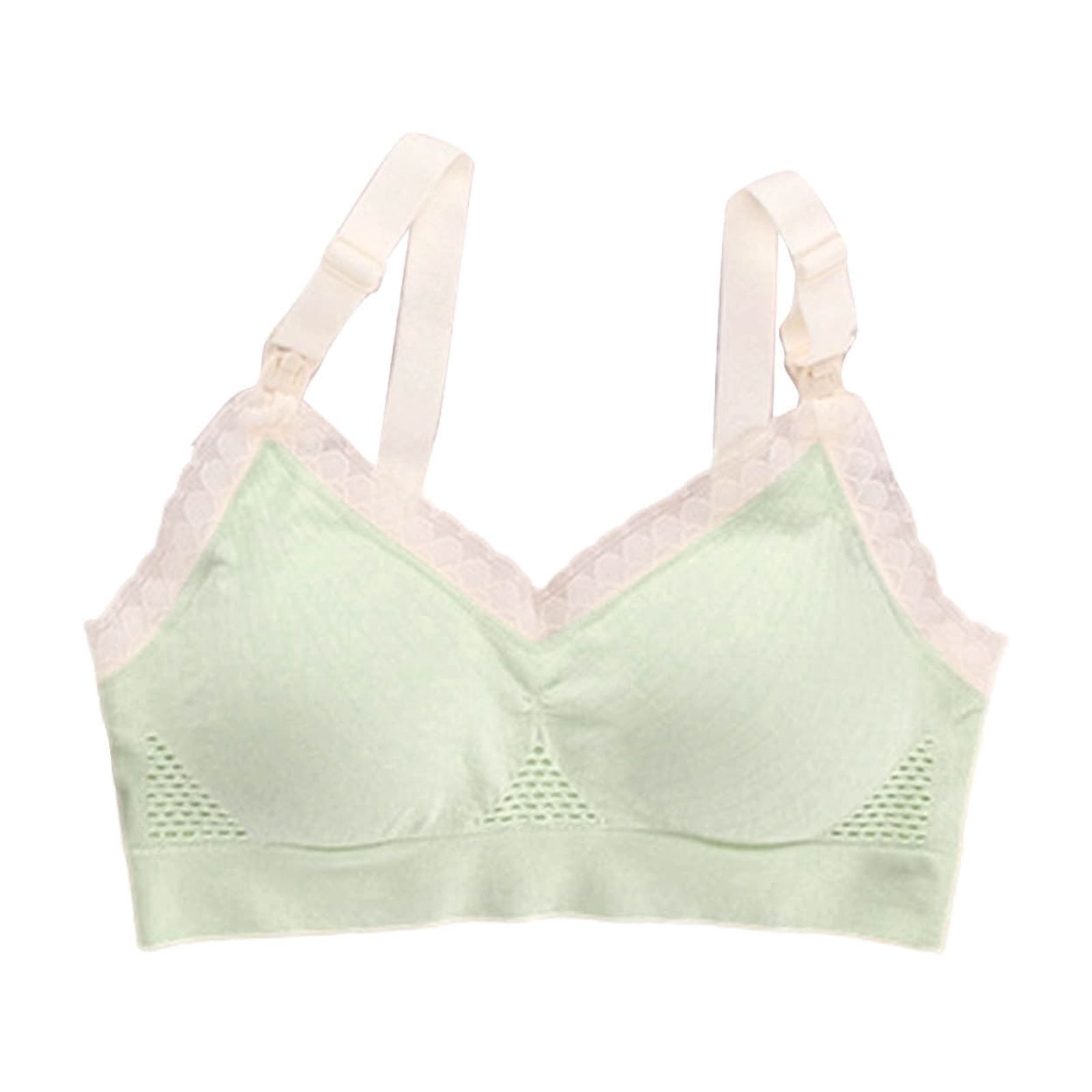 LVHAOGJOB Womens Sports Bras Low Support Lightweight Wireless Bras ...