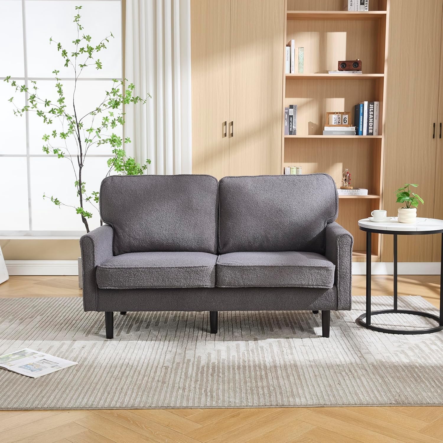 LVHOM Loveseat Sofa,56''Small Couch for Small Space,2 Seater Couch ...