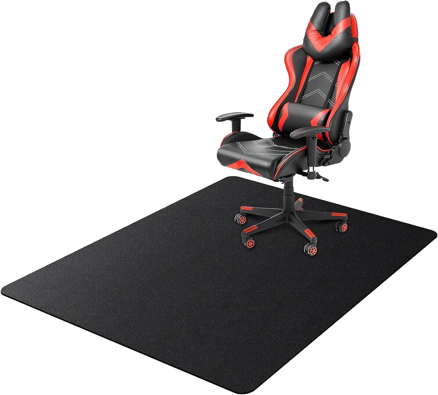 "LVLSIO Gaming Chair Mat, 47""x39"" Anti-Slip Polyethylene Office/Home ...