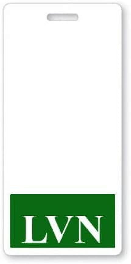 LVN Badge Buddy - VERTICAL - Heavy Duty Spill Proof & Tear Resistant ...