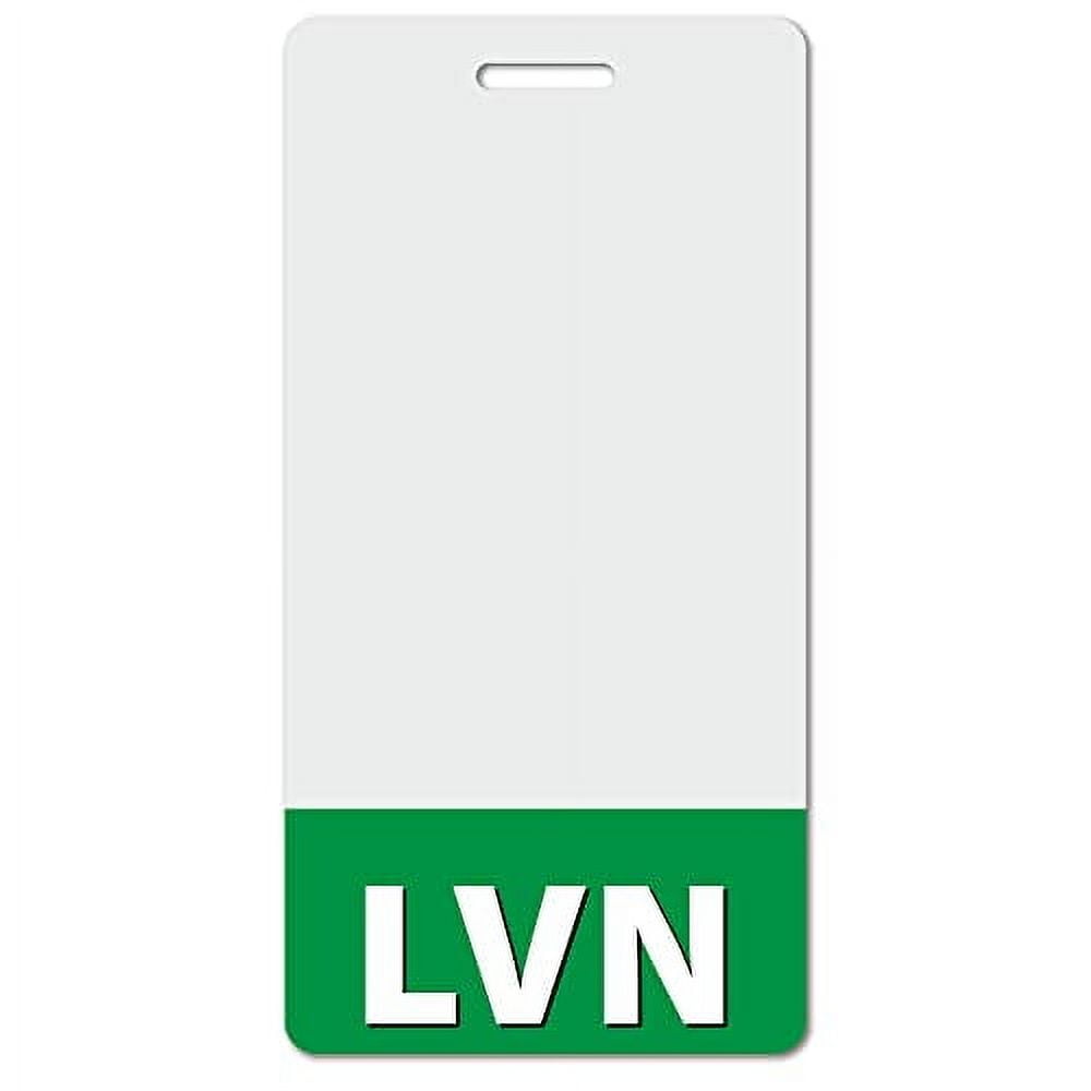LVN Heavy Duty Vertical Green (50 pack) - Spill & Tear Proof Cards - 2 ...