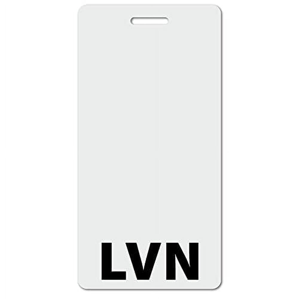 LVN Heavy Duty Vertical White (50 pack) - Spill & Tear Proof Cards - 2 ...