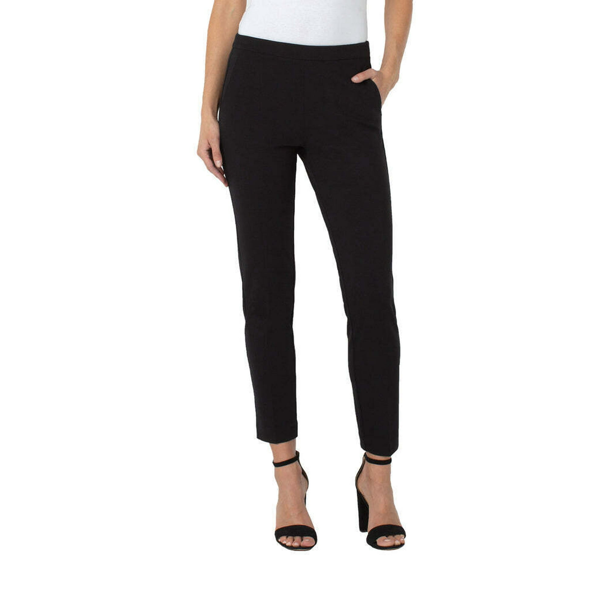LVPL Women's Mid Rise Pull On Trouser (Gray Print, 8/29) - Walmart.com