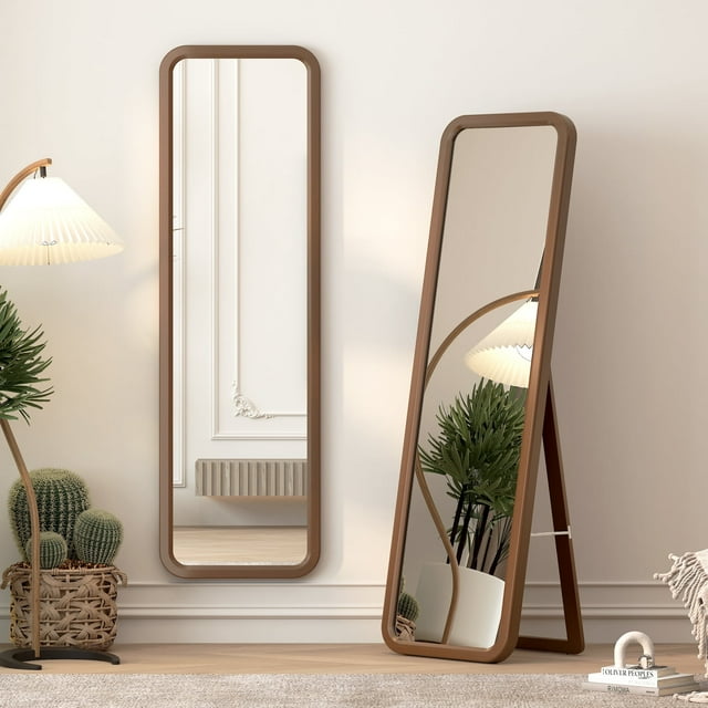 Free Shipping! \LVSOMT Large Wooden Full Length Mirror, 63\\×18 ...
