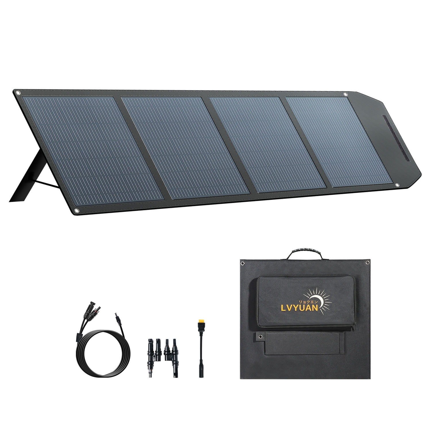 LVYUAN 200 Watt Portable Solar Panel for Power Station, Foldable Solar ...