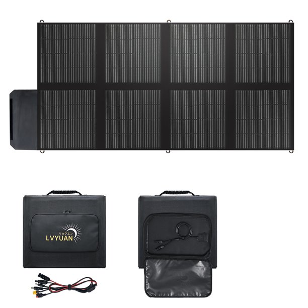 LVYUAN 300 Watt Foldable Solar Panel Kit, Portable Solar Charger ...