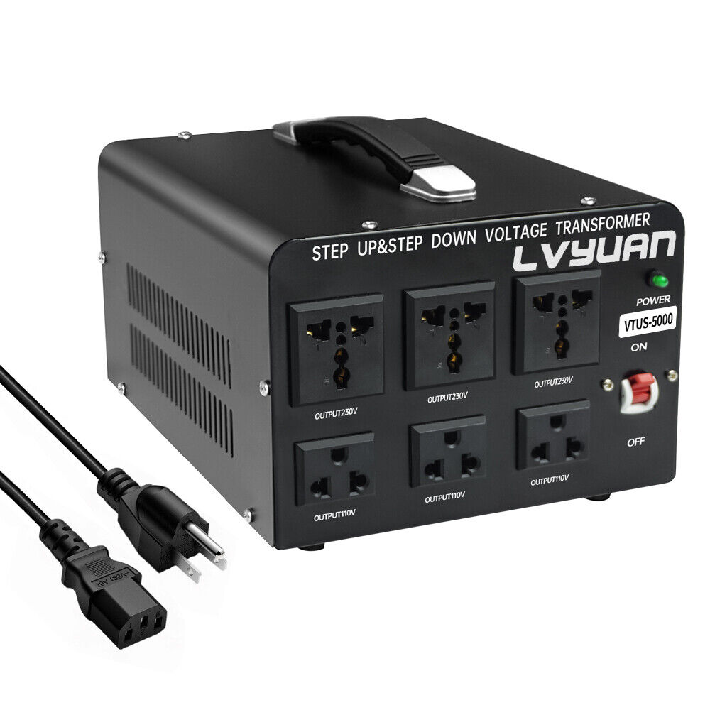 BENTISM 3000W 2 Led Voltage Converter Transformer Step Up/Down 220V-110V /110V-220V FCC&ETL ...