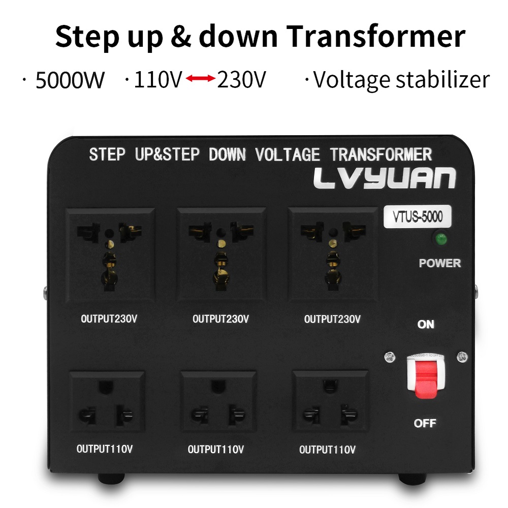 LVYUAN 800 Watt Voltage Transformer Converter Step Up/Down 110V 120V to ...