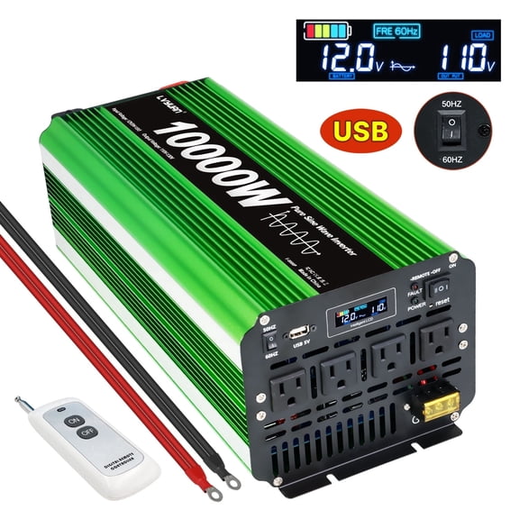 5000W 10000W Modified Sine Wave Power Inverter DC 24V to AC 110V ...