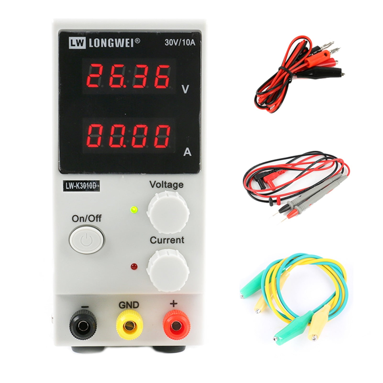 LW 3010D MINI Adjustable Digital DC Power Supply Lab Electronic ...