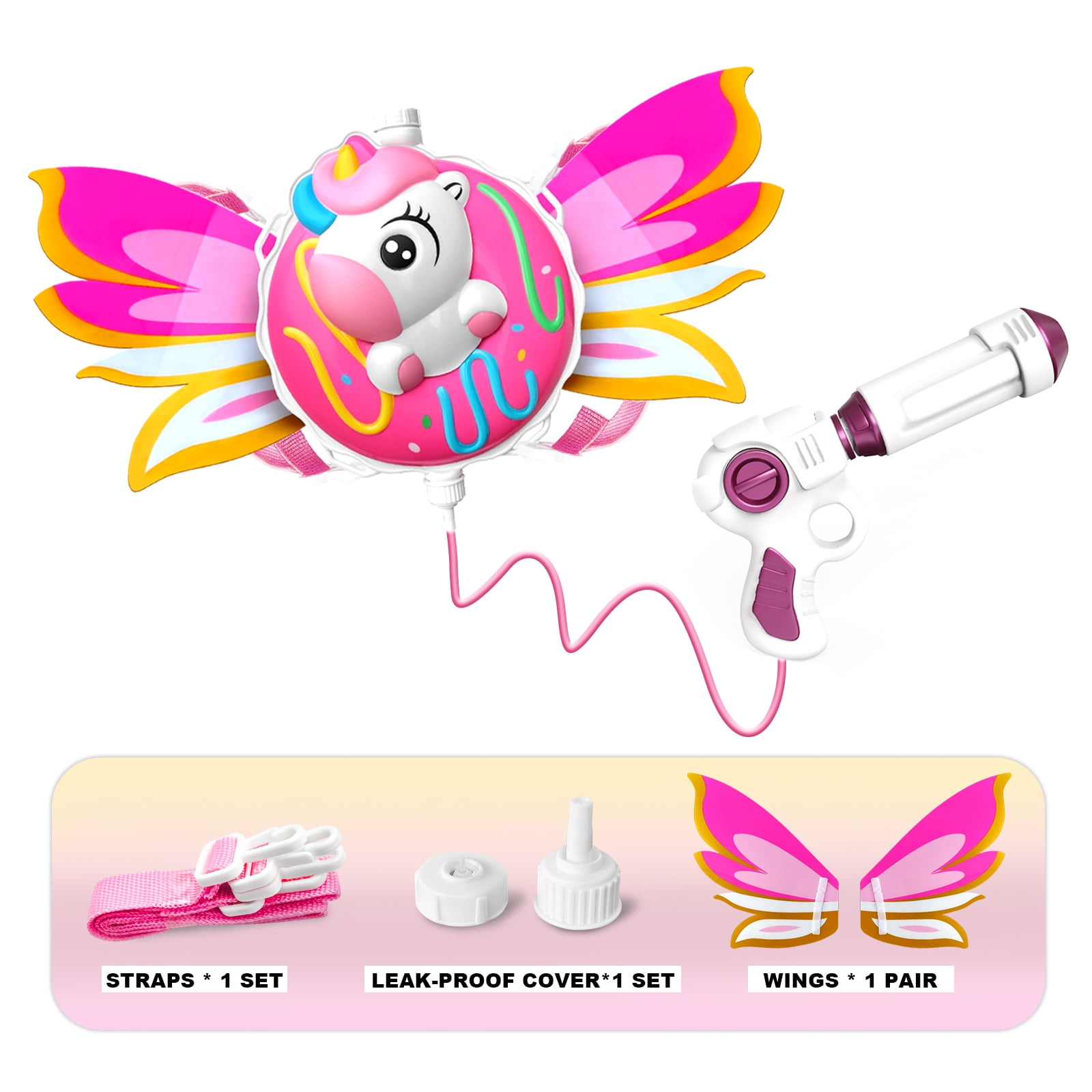 LWBDD Kids Water Gun Backpack Toy Water Guns Blaster Summer Outdoor ...