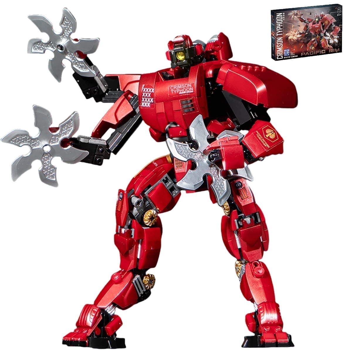 LWBDD Pacific Rim Crimson Typhoon Super Robot Model Collectible ...