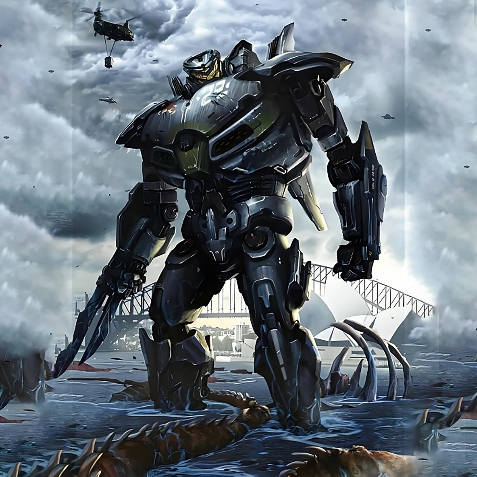 LWBDD Pacific Rim Striker Eureka Oversized Building Blocks Set, 2724 ...