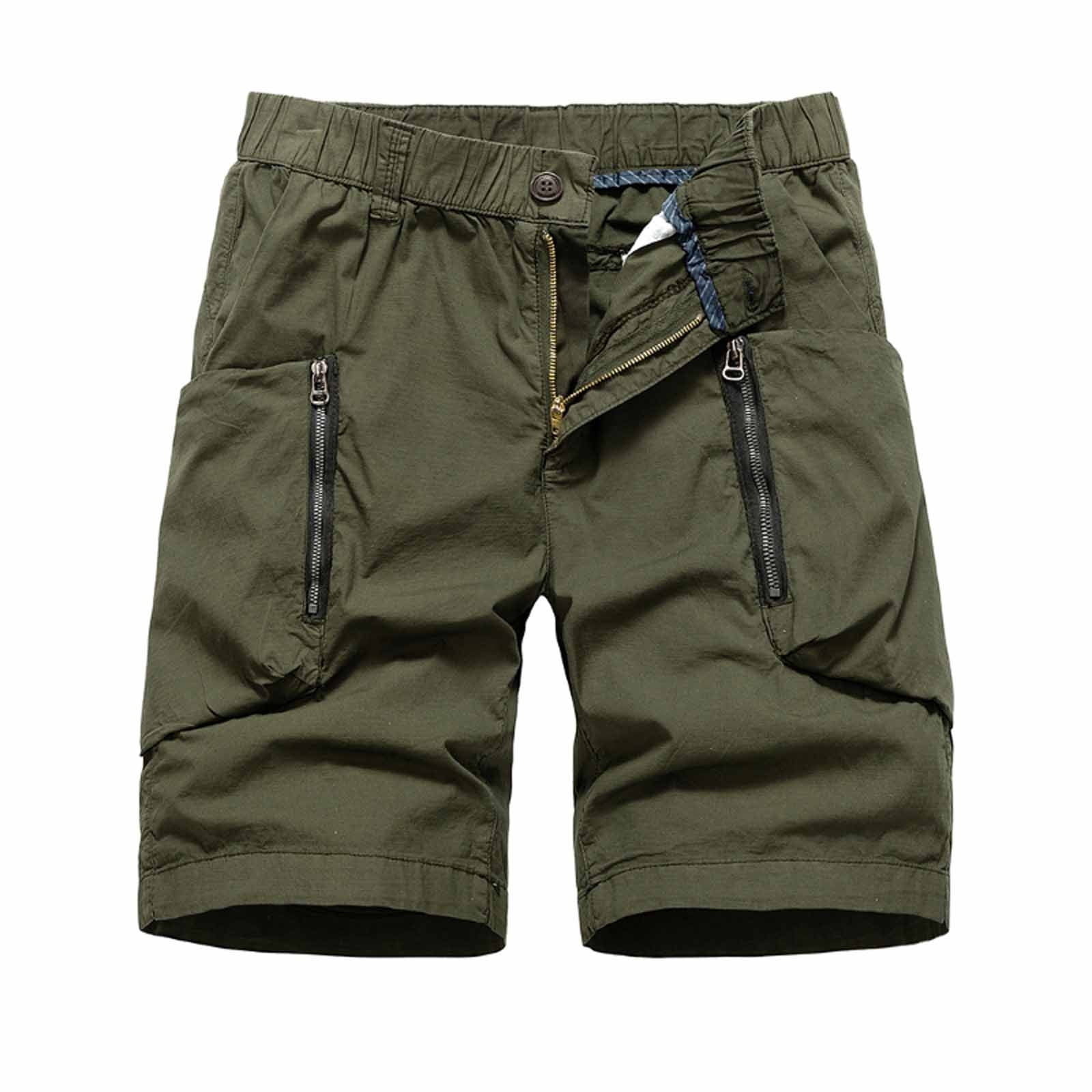 LWFFDAW Mens Cargo Shorts Big and Tall Summer Casual Athletic Shorts ...