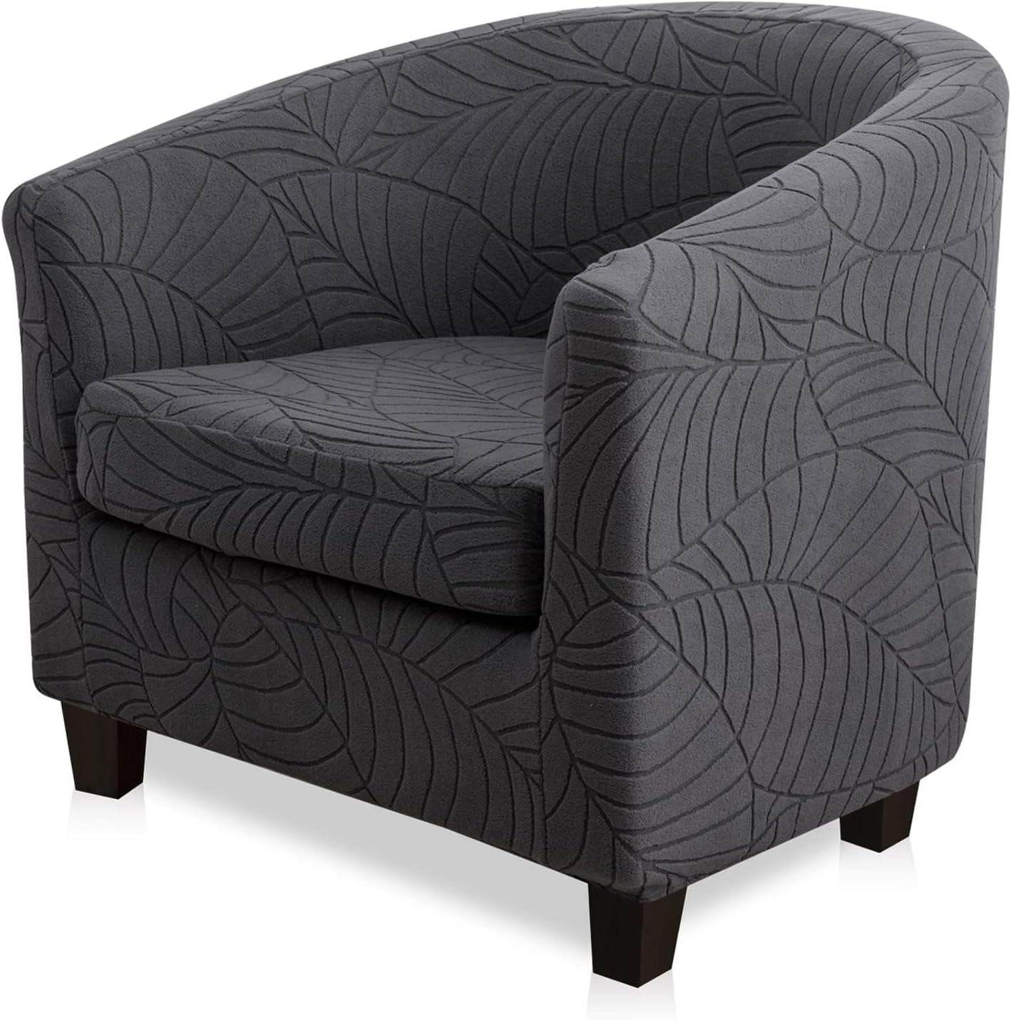 LWHAO Club Chair Slipcover:High Stretch Tub Chair Cover,Removable Club ...