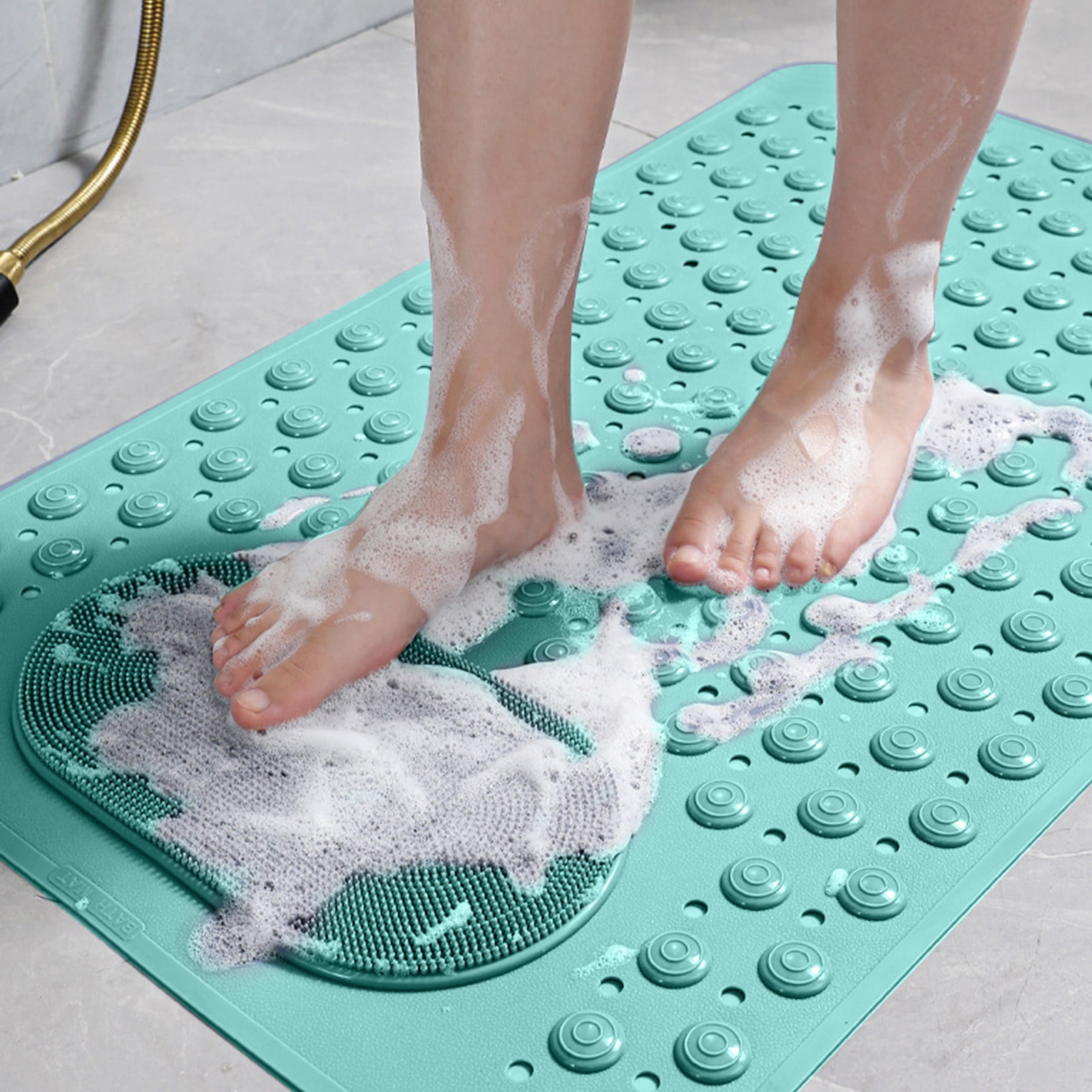 LWITHSZG Bath Tub Mats Non Slip,31.5x20 inch Shower Mat with Drain ...