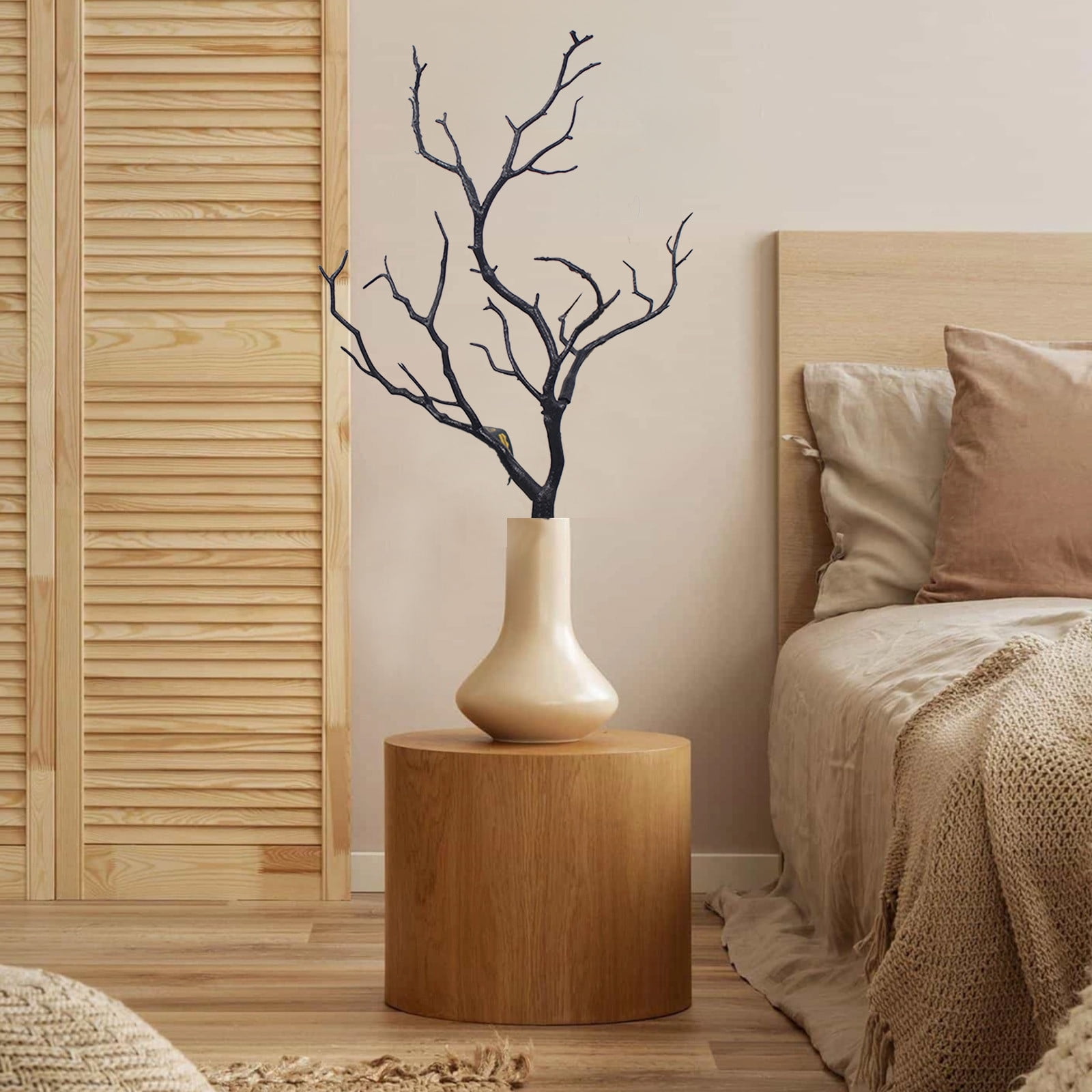 LWITHSZG Lifelike Curly Willow Branches Decorative Dried Artificial ...