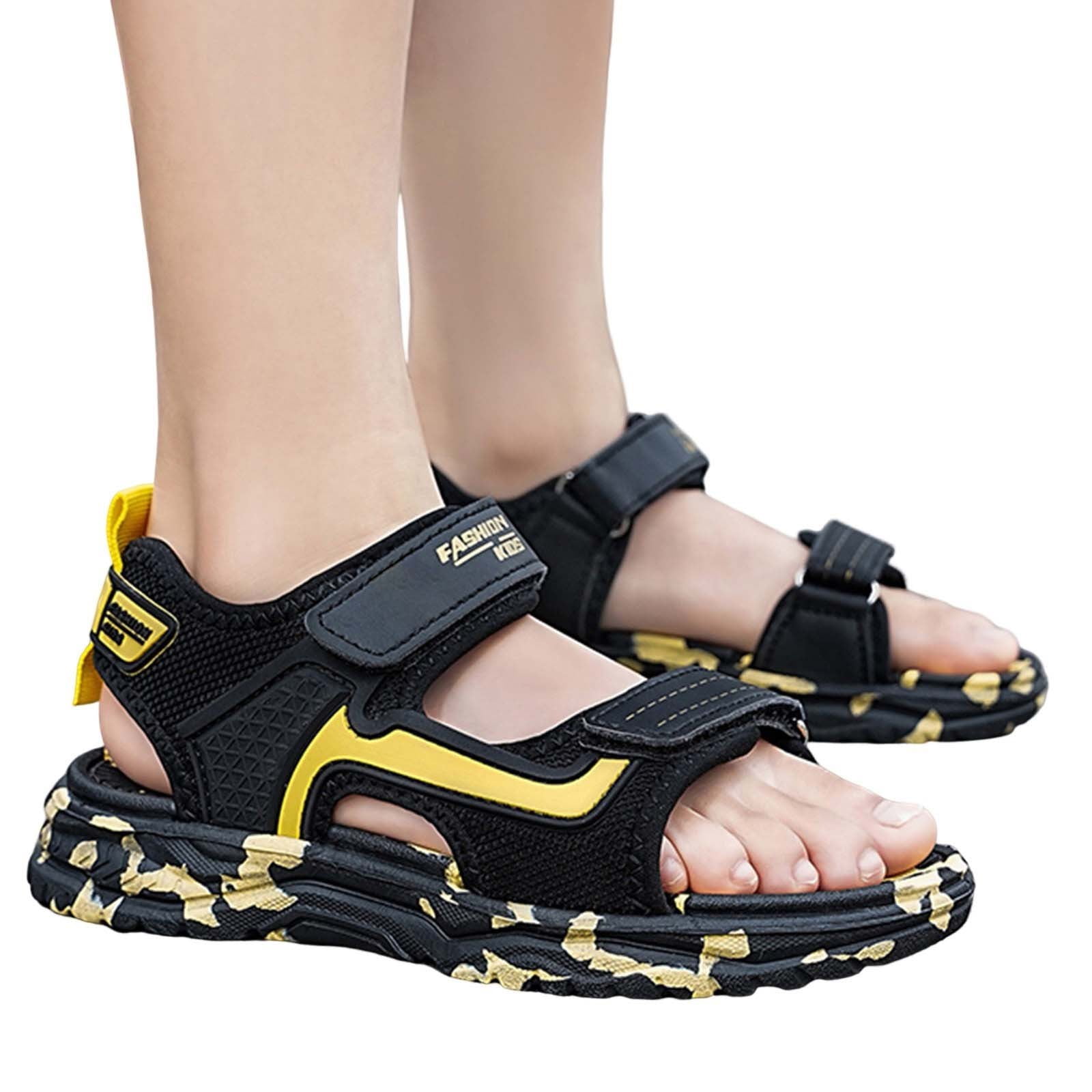 LWNYDPLSD Girls Sport Sandals Hiking Walking Beach Shoes for Toddler ...