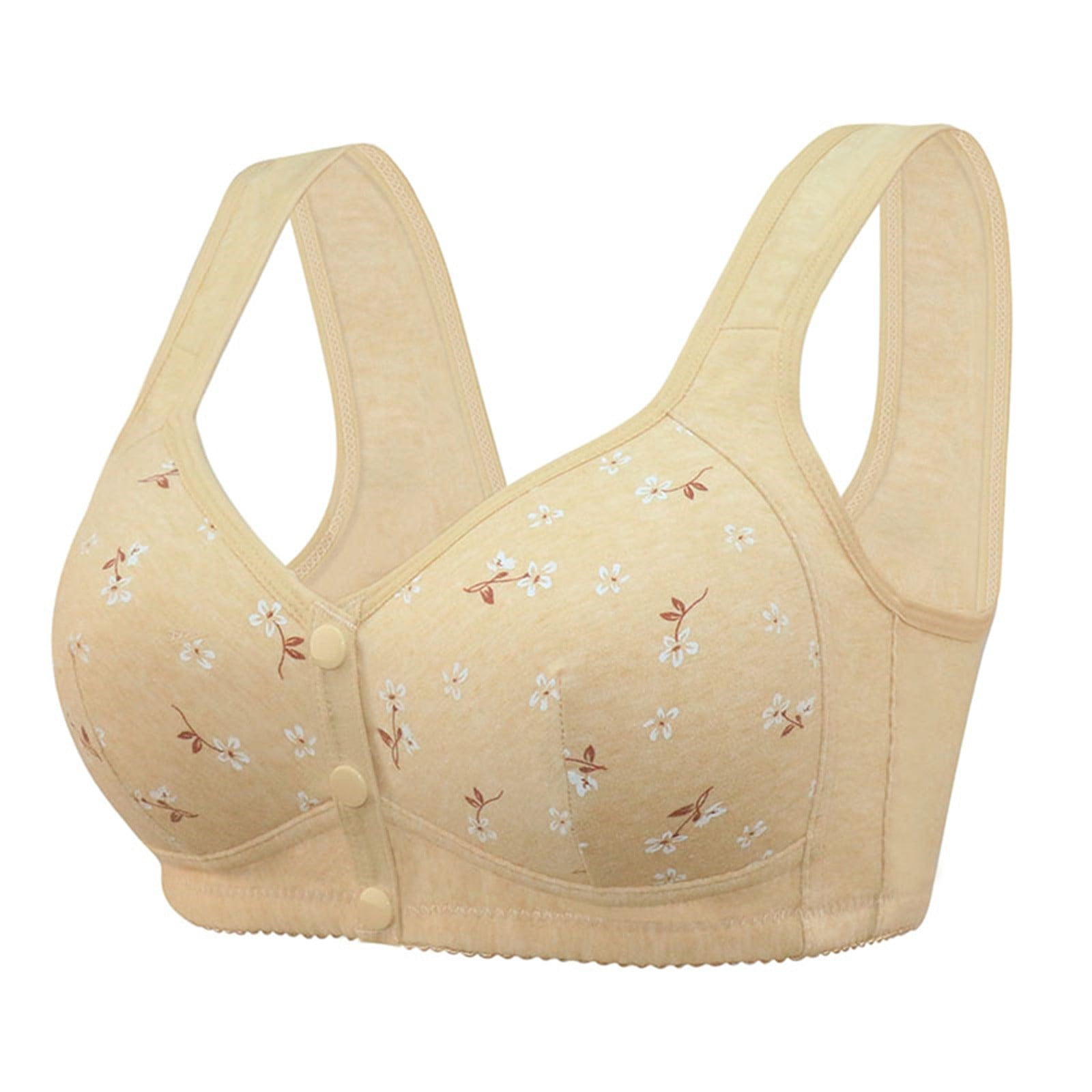 LWNYDPLSD Strapless Bra Daisy Bras for Older Women 2024 Summer ...