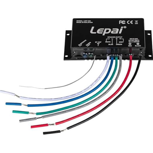 LWP-250 2 x 50W Outdoor/Marine Bluetooth 5.0 Mini Amplifier with ...