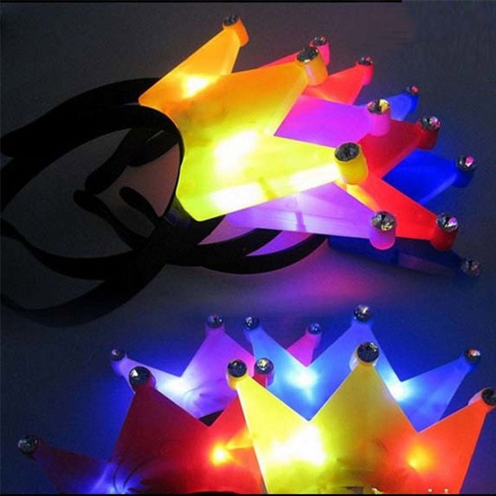 LWS LA Wholesale Store 12 PACK Light-Up Princess Crown Headbands LED ...
