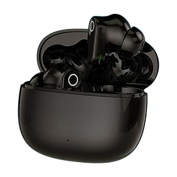 LWVITH Wireless Short Stem Half In Ear Bluetooth Earbuds 30H Playtime ...