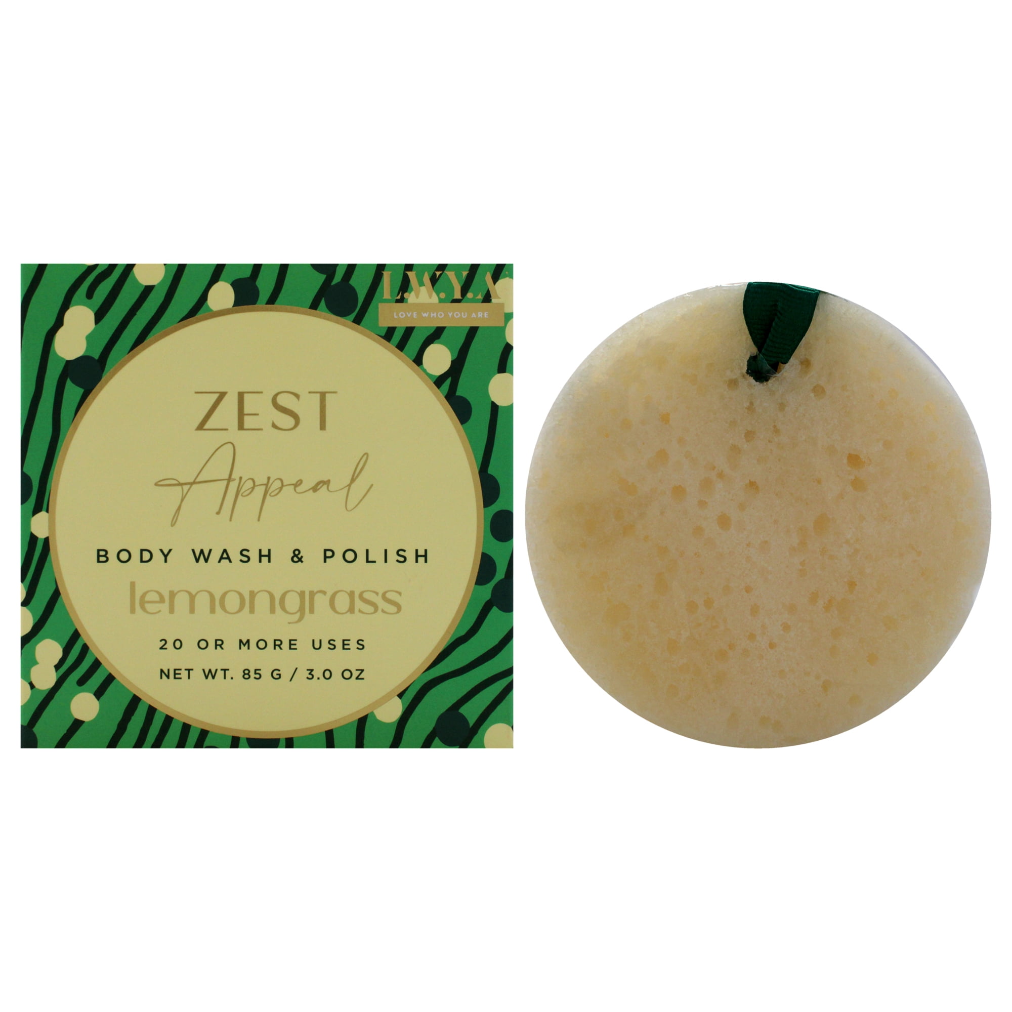 LWYA Body Wash and Polish - Lemongrass , 3 oz Body Wash - Walmart.com